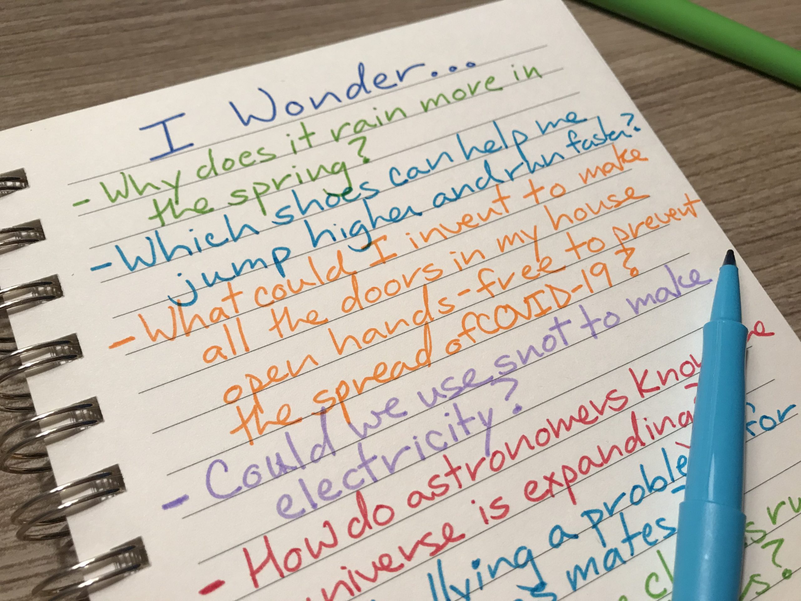 The "I Wonder..." Journal Challenge - Society for Science