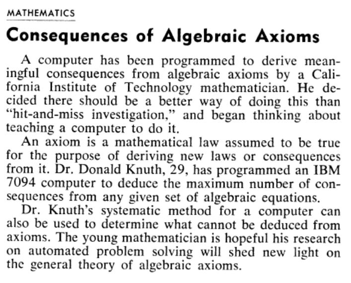 Donald Knuth - Society for Science
