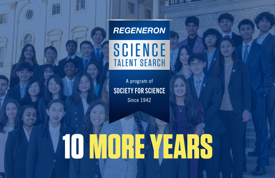 Regeneron renews sponsorship of the Regeneron Science Talent Search ...